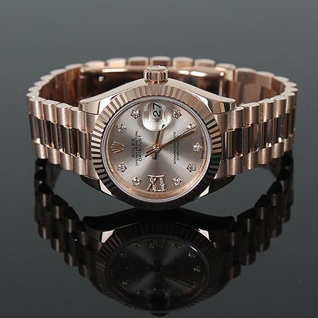 Rolex(로렉스) 279175 데이저스트 에바로즈 골드 18K 금통 별다이아 28MM 여성시계 [광주롯데점] / ROLEX ...